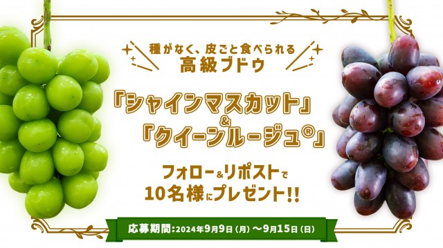 OH! HAPPY MORNING|フォロー＆リポストしてくれた方の中から抽選で10名様に「シャインマスカットとクイーンルージュ®」をプレゼント！|AuDee（オーディー） | 音声コンテンツ ...